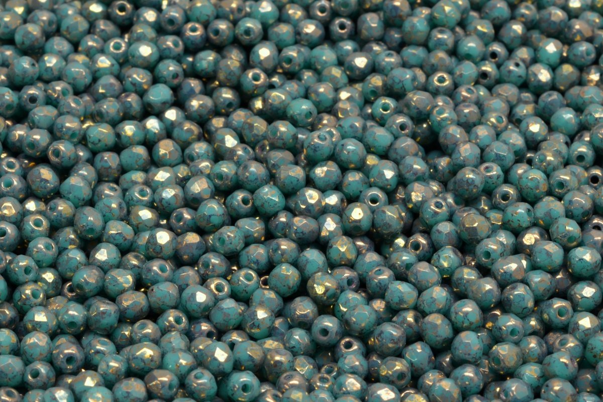 3mm Czech Fire Polish Beads (50 Pcs per Bag) | Barrel of Beads