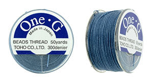 Toho One-G Thread, Blue, 50 yards (1 Spool)