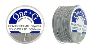 Toho One-G Thread, Lt Gray, 50 yards (1 Spool)